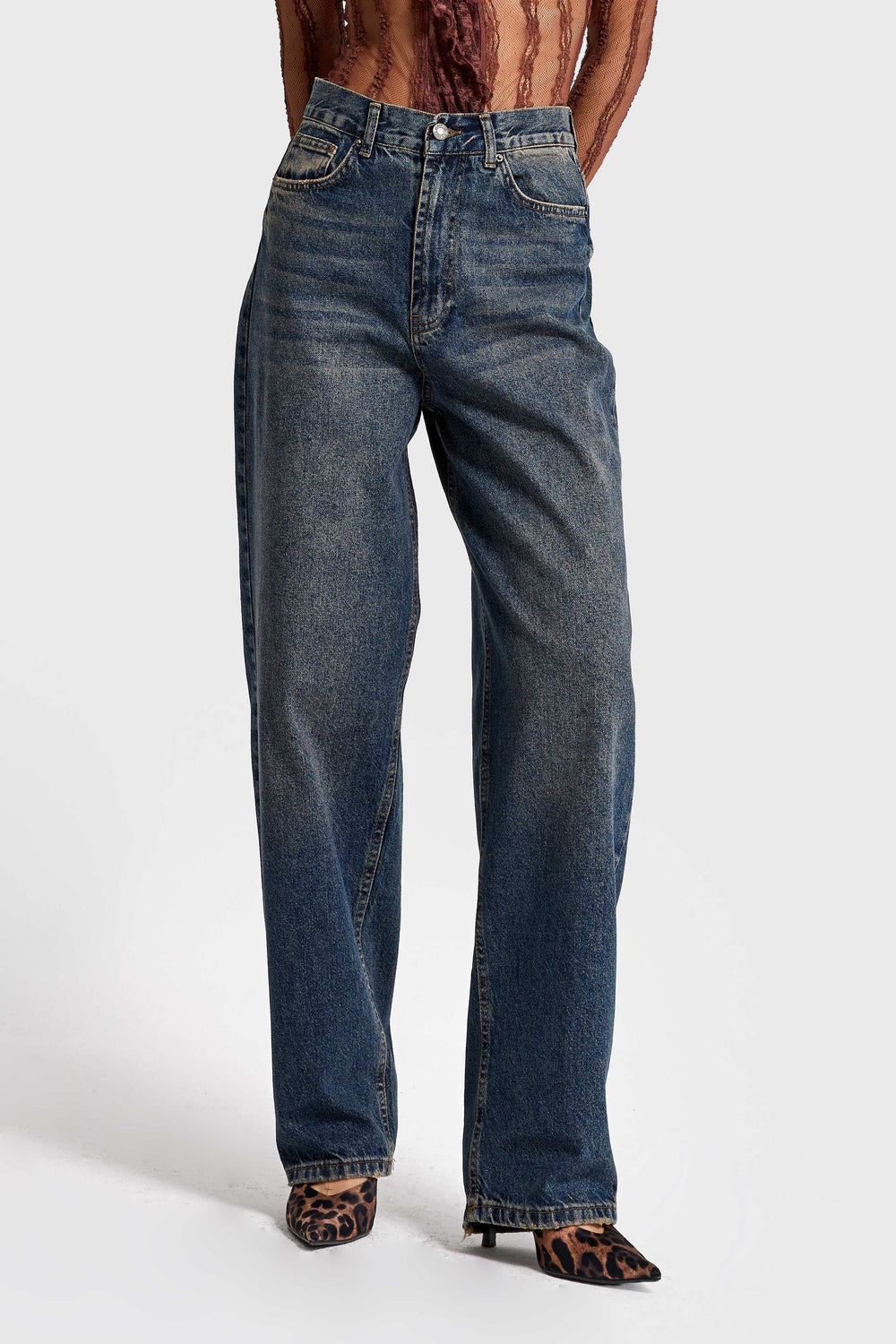 Women's T.Jeans Color Skater Fir Loose Cut Denim | It's Basic