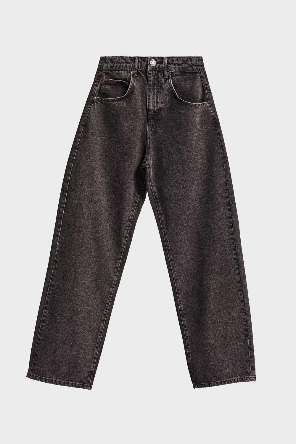 Erkek Koyu Kot Rengi 1s6-154 TT25 Relaxed Baggy Fit İç Boy 80cm Rahat